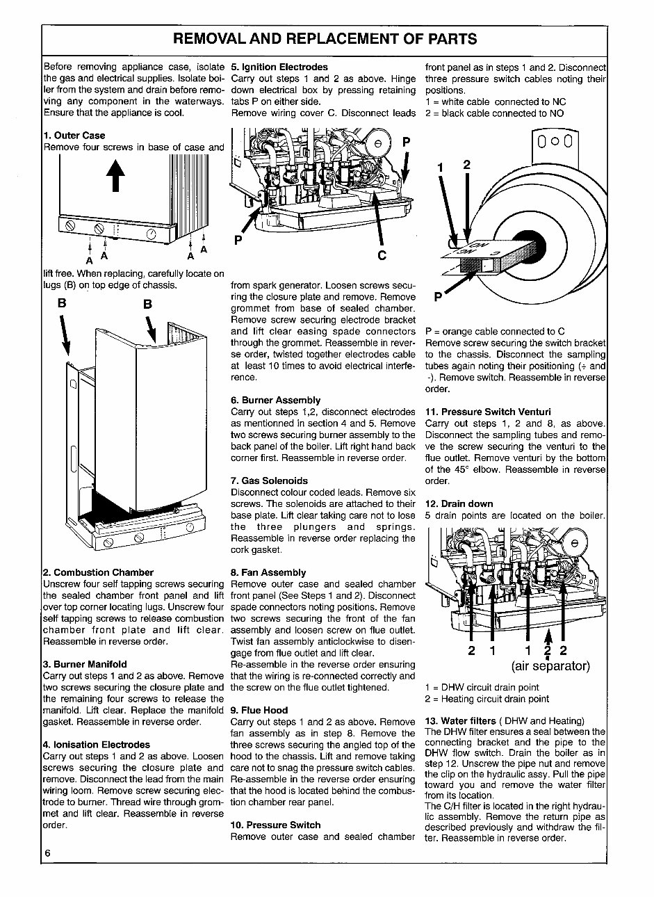 CHAFFOTEAUX BRITONY COMBI 80 100 Maintenance and Service GUIDE
