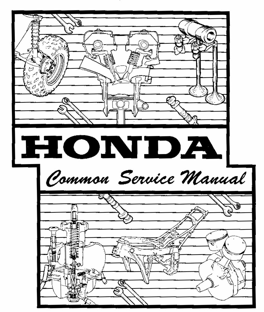 Honda Common Service Manual | Manuals Online
