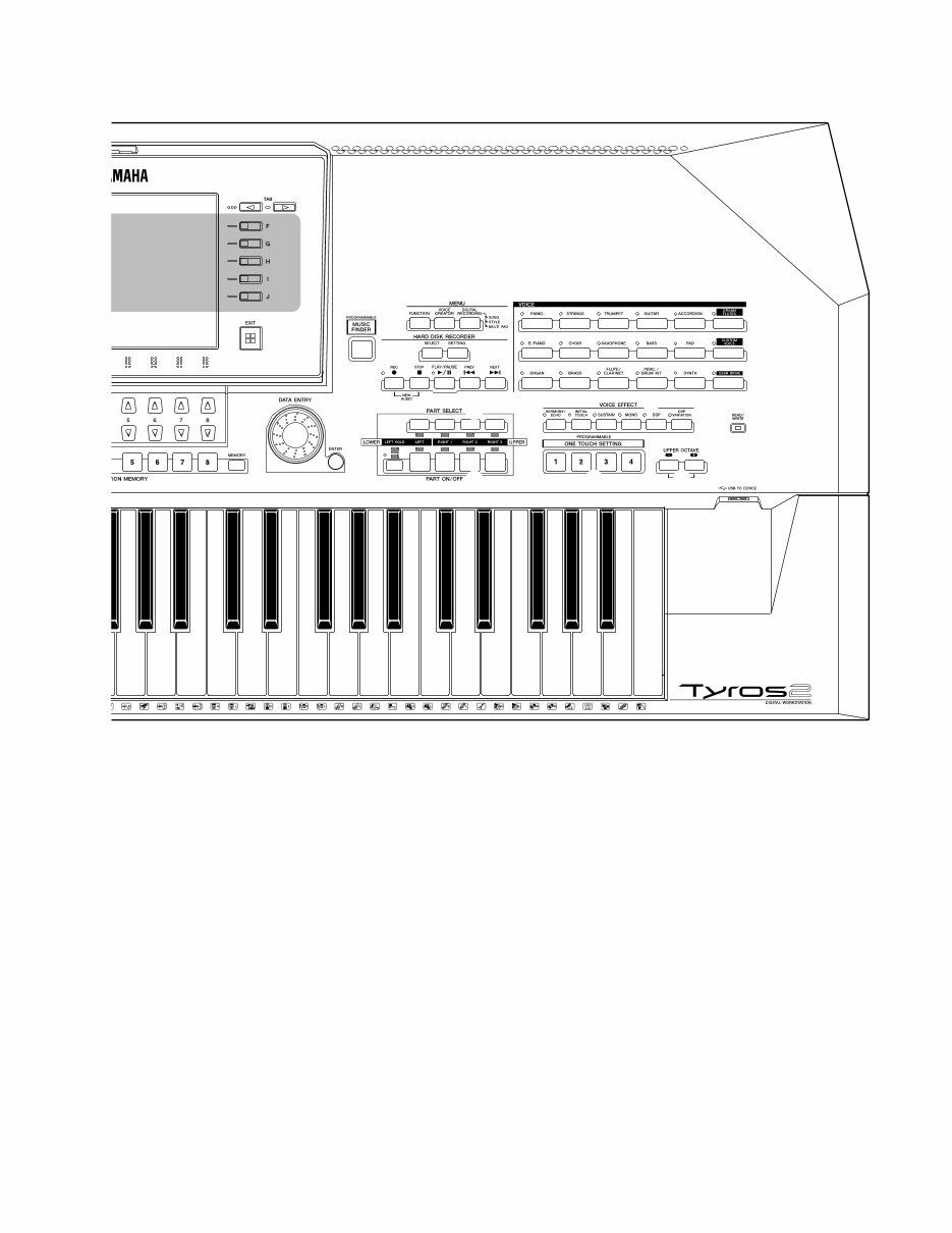 Yamaha TYROS2 + TRS-MS02 Service Manual & Repair Guide