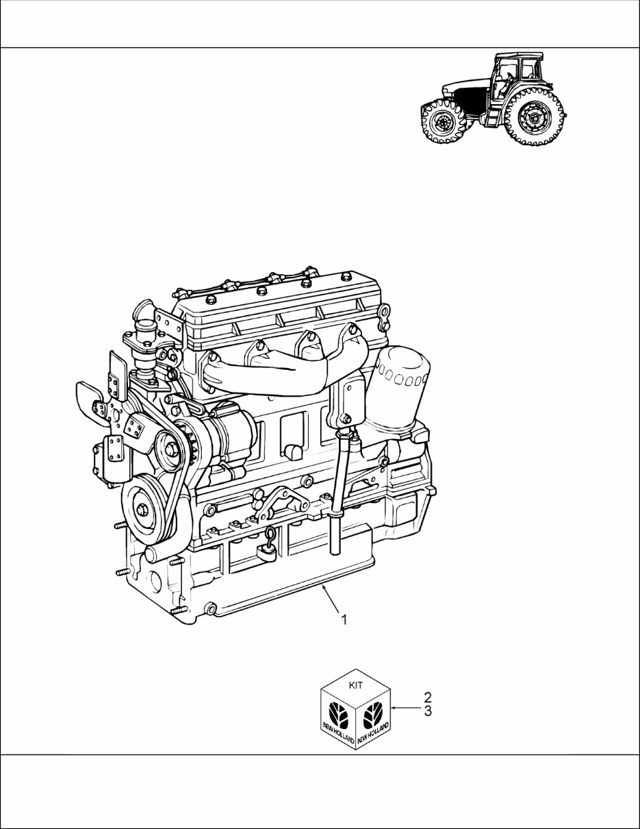 FORD New HOLLand 4430 4 CYLINDER NARROW ORCHARD Tractor MASTER ...