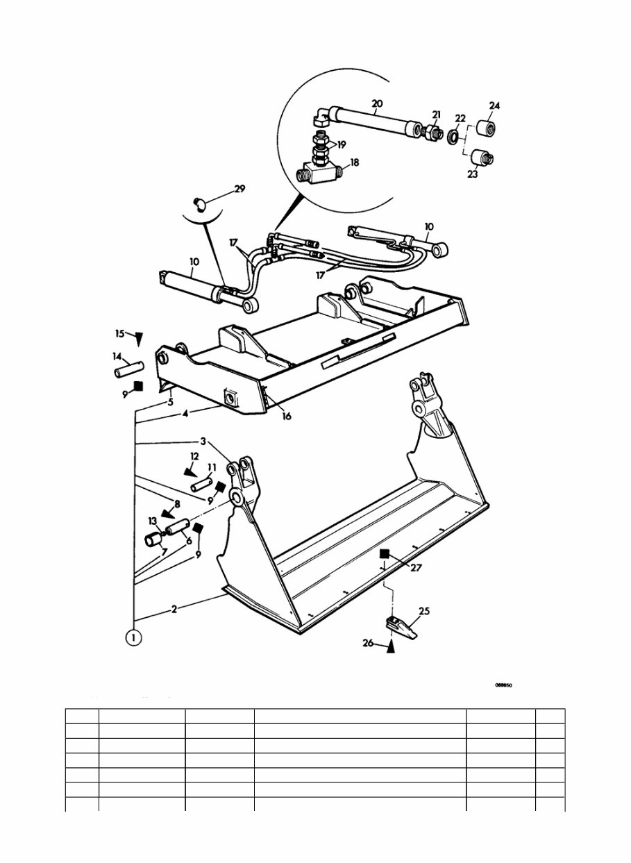 JCB 926-4 Forklift Parts Catalogue Manual (SN: 00600001-00600499)