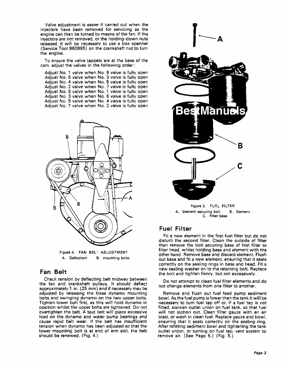 Case David Brown AD4-47 Four Cylinder Diesel Engine Complete Workshop Service Repair Manual