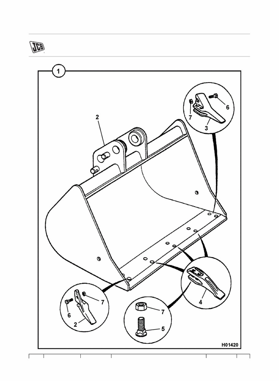 JCB 802 Super MINI Crawler Excavator Parts Catalogue Manual (SN ...