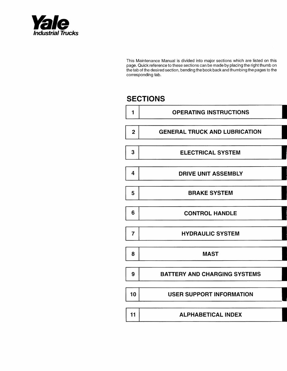 Yale Pallet Truck: MCW020, MCW040 Workshop Service Manual