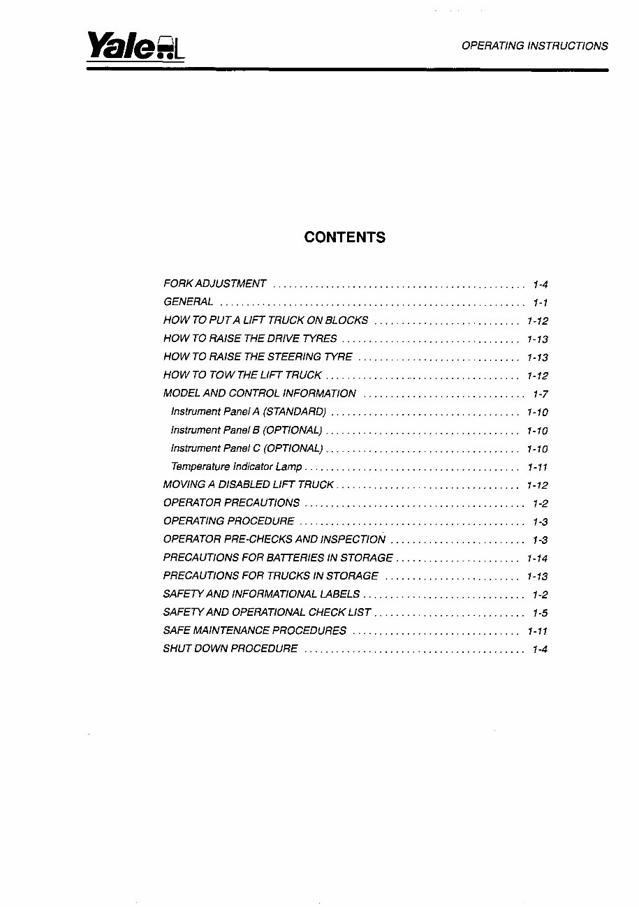 YALE (C807) ERC16ATF, ERC18ATF, ERC20ATF, ERP16ATF, ERP18ATF, ERP20ATF Lift Truck Service Repair ...