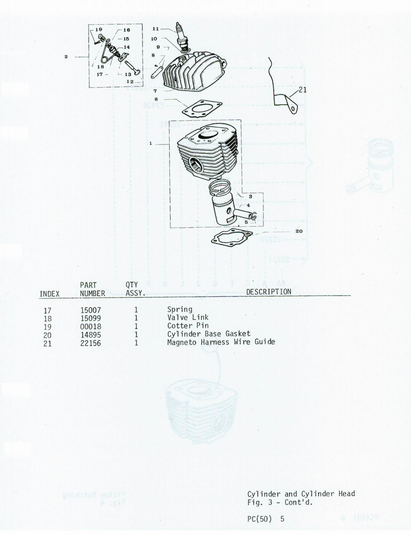 Motobecane 50 Moped Illustrated Parts Catalog Manual IPL IPC