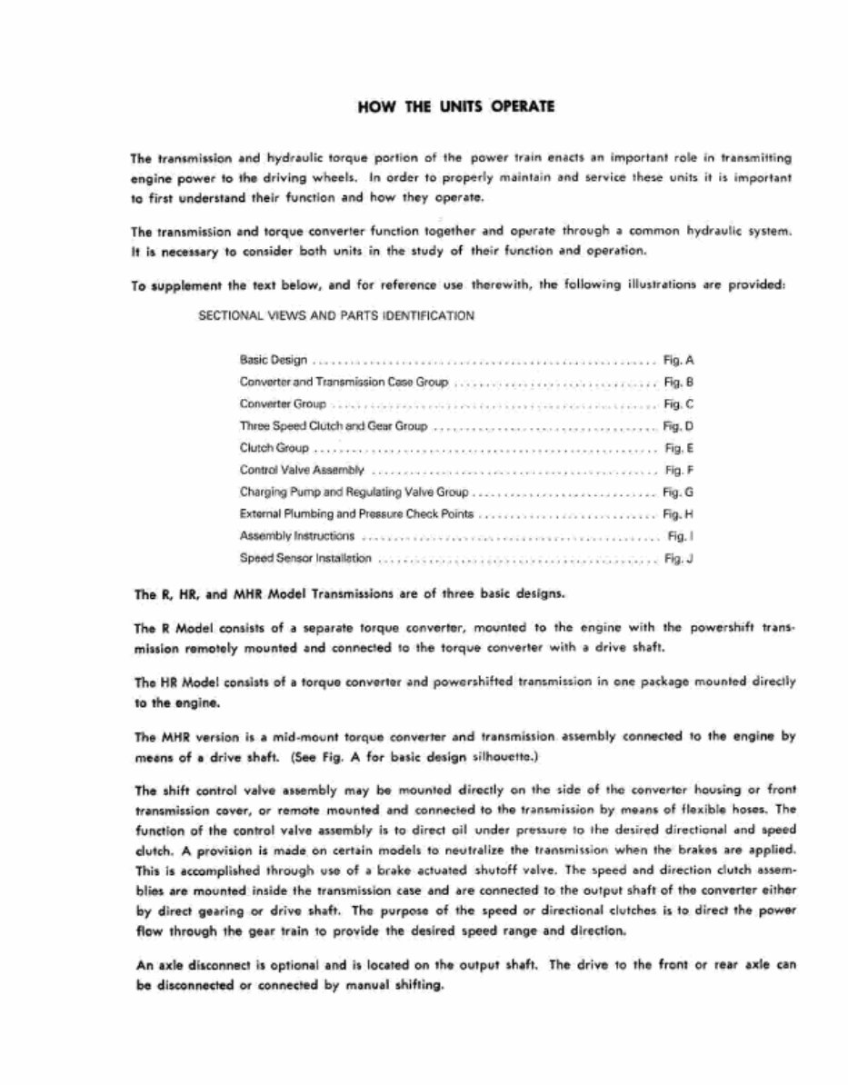 CLARK HURTH 24000 HR 4 SPEED POWERSHIFT Transmission Workshop Service ...