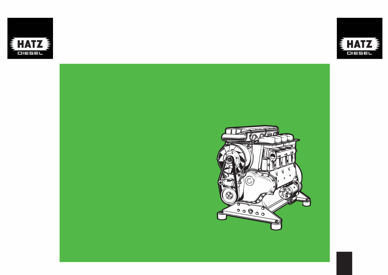 Hatz Diesel Engine 2M41, 3M41 and 4M41 Parts Manual