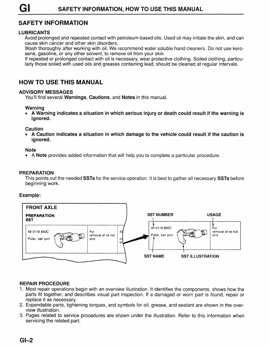 MAZDA Z5 DOHC Engine OVERHAUL Full Service Repair Manual