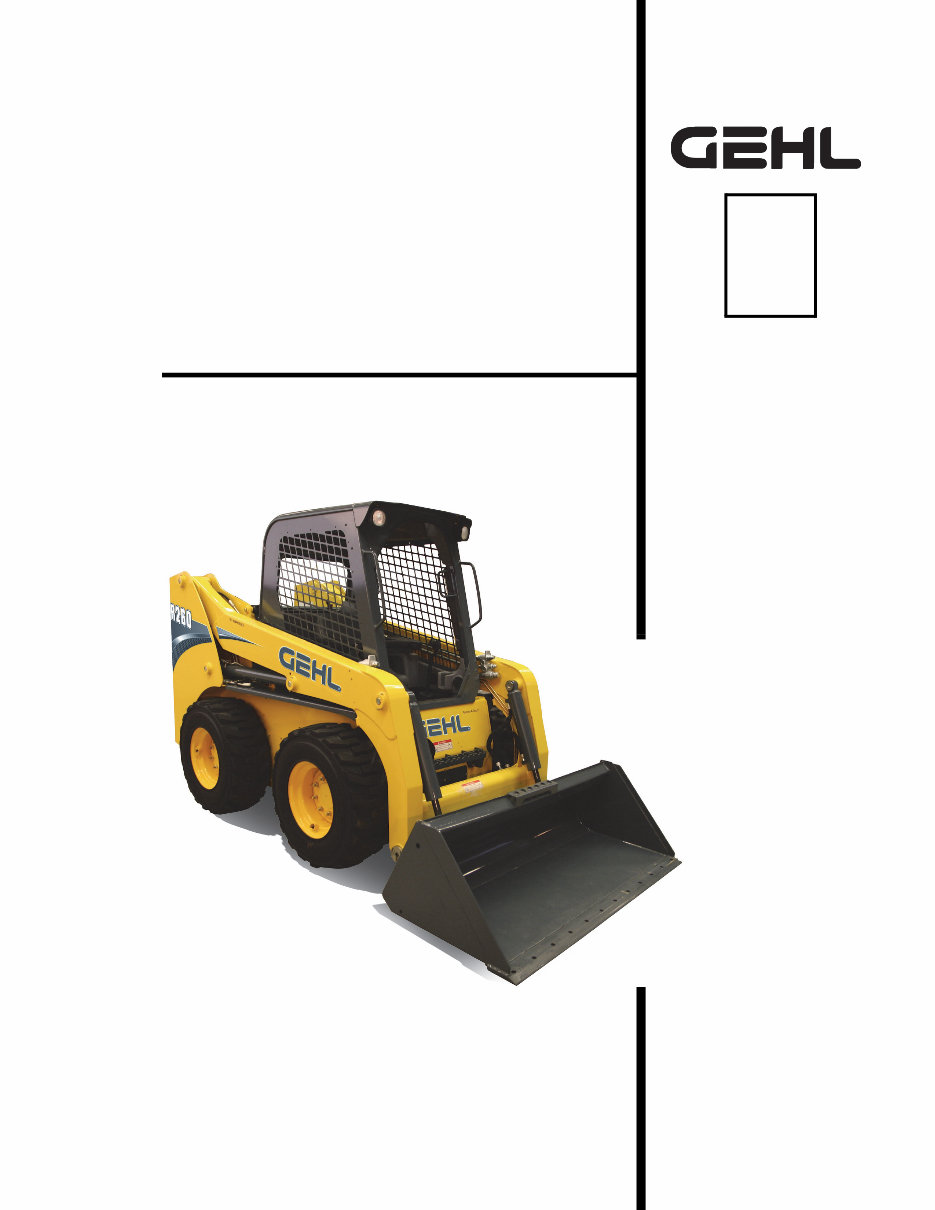 Gehl R260, R260 (EU), R260 X-Series Skid Steer Loader Parts Manual