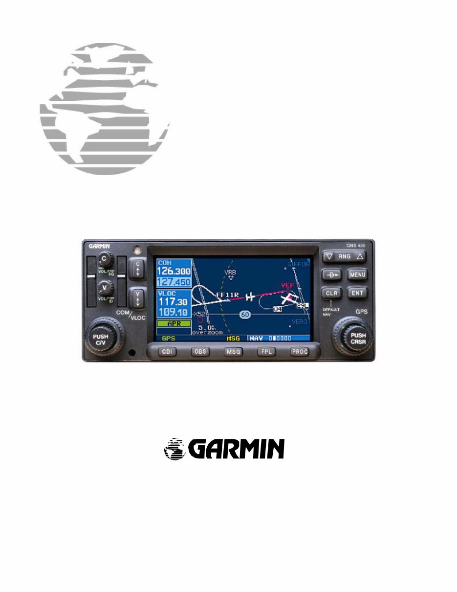 Garmin GPS 400 series installation manual 430 420