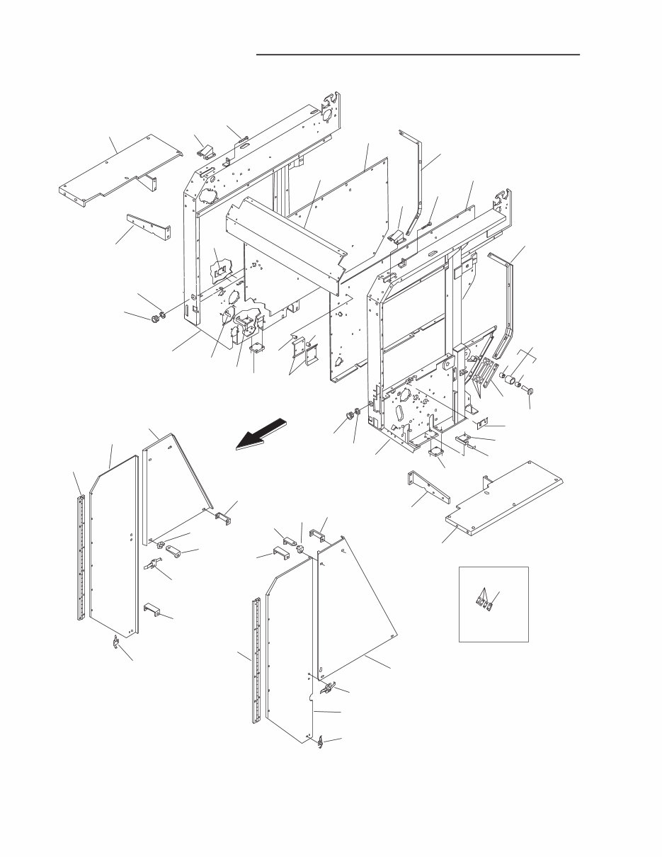 GEHL 1470 Variable Chamber Round Baler Parts Manual