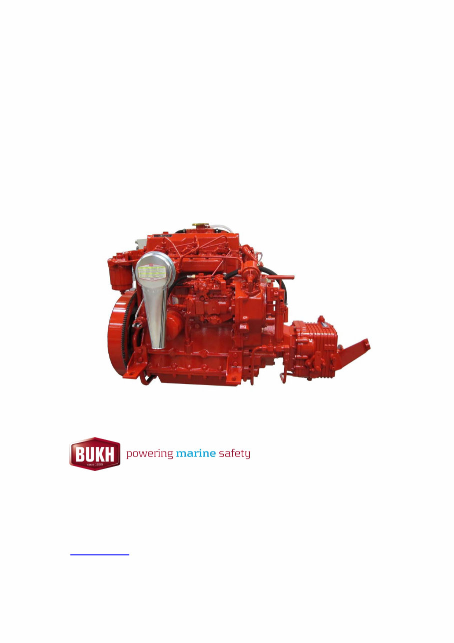 BUKH Diesel Engine OWNER USER OPERATOR Manual