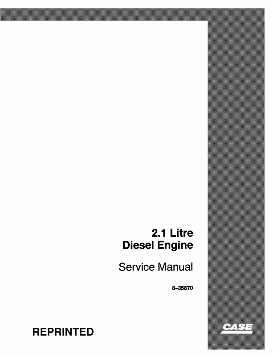 Case 4, DH4, DH4B, FH4, W4 Service Manual |Manual