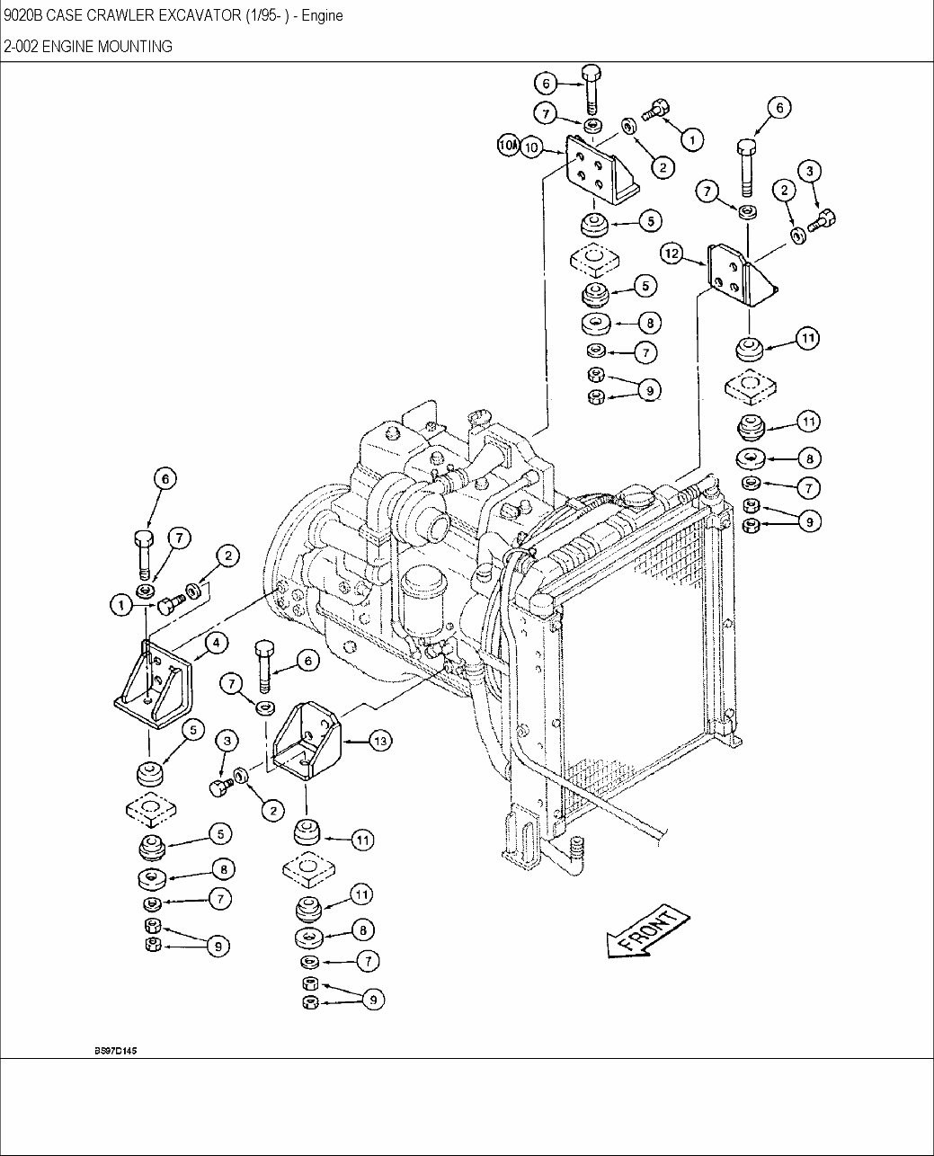 CASE 9020B Excavator Parts Catalog Manual | Manuals Online
