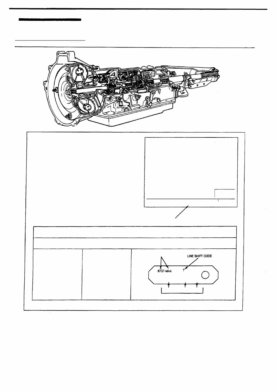 Ford A4LD Automatic Transmission Service Repair Manual