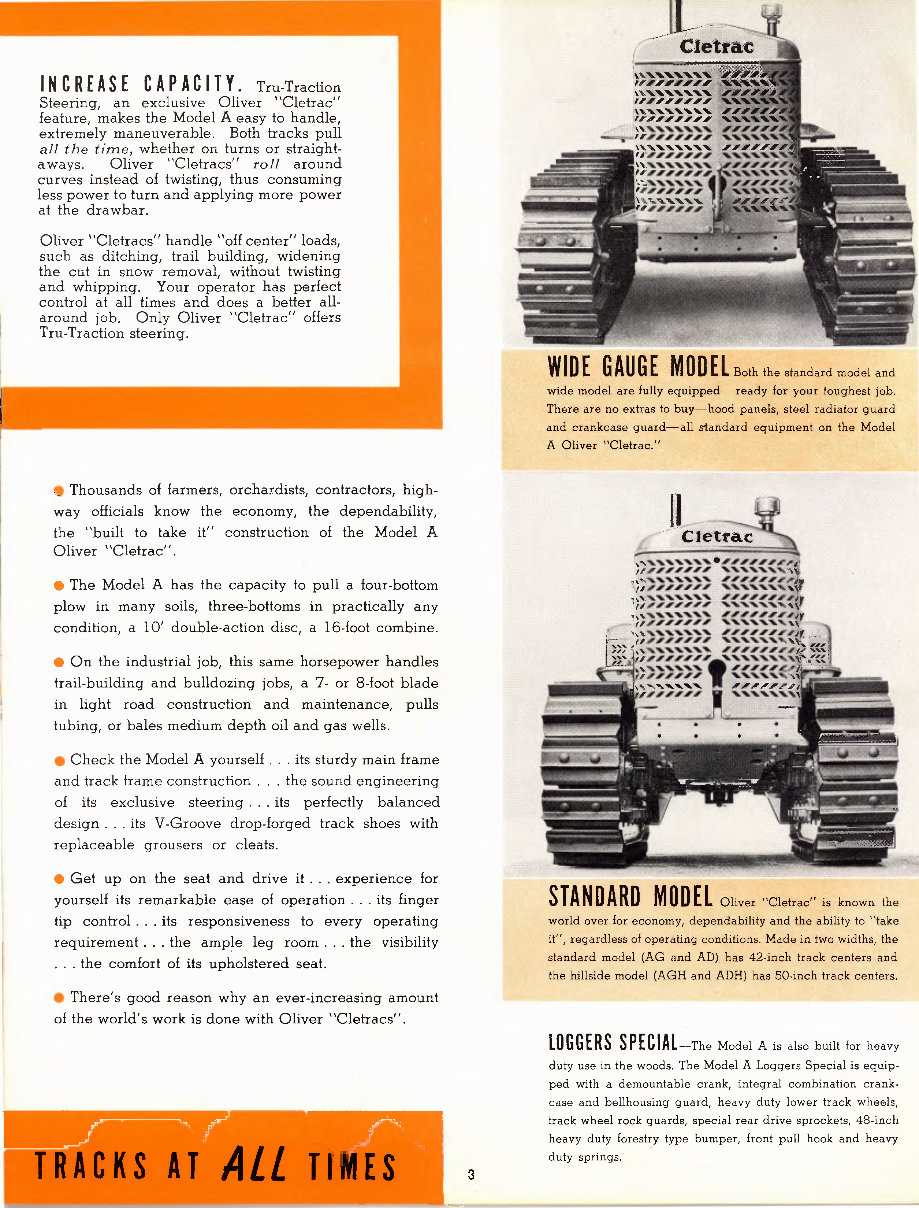 Oliver Cletrac Model A | Manuals Online