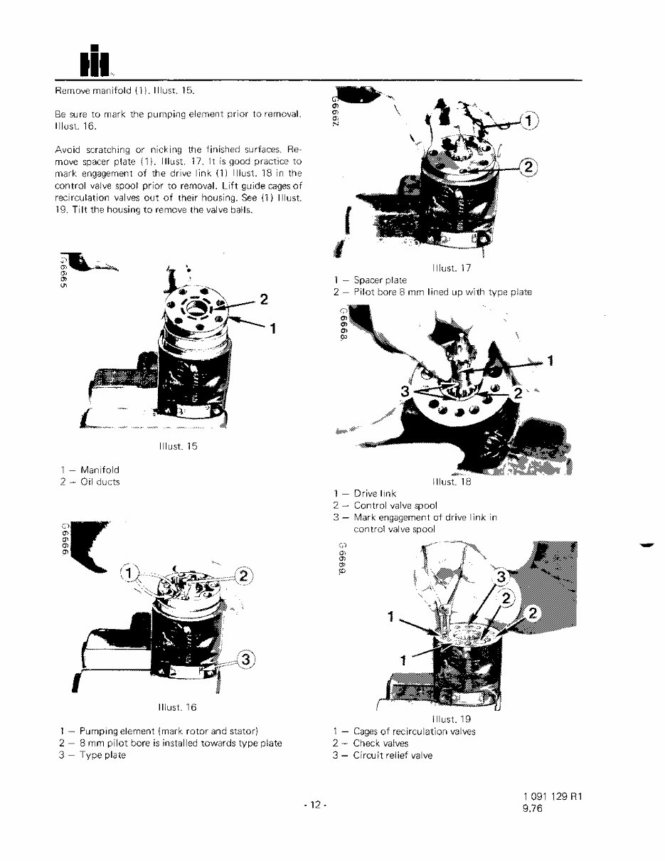 Case IH 433, 533, 554, 633, 644, 744, 844, 844S Service Manual |Manuals ...