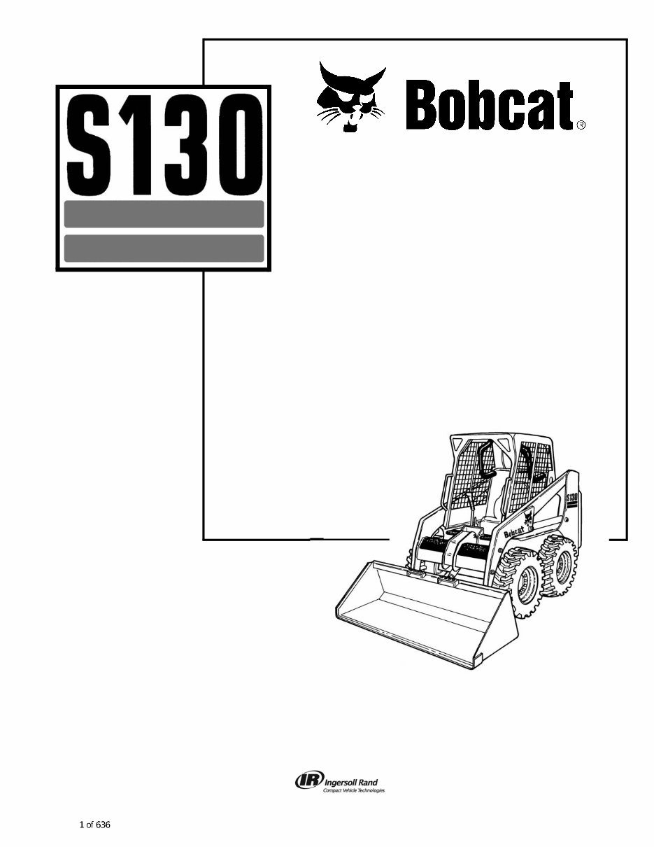 Model S130 Skid Steer Loaders Repair Manual | Manuals Online