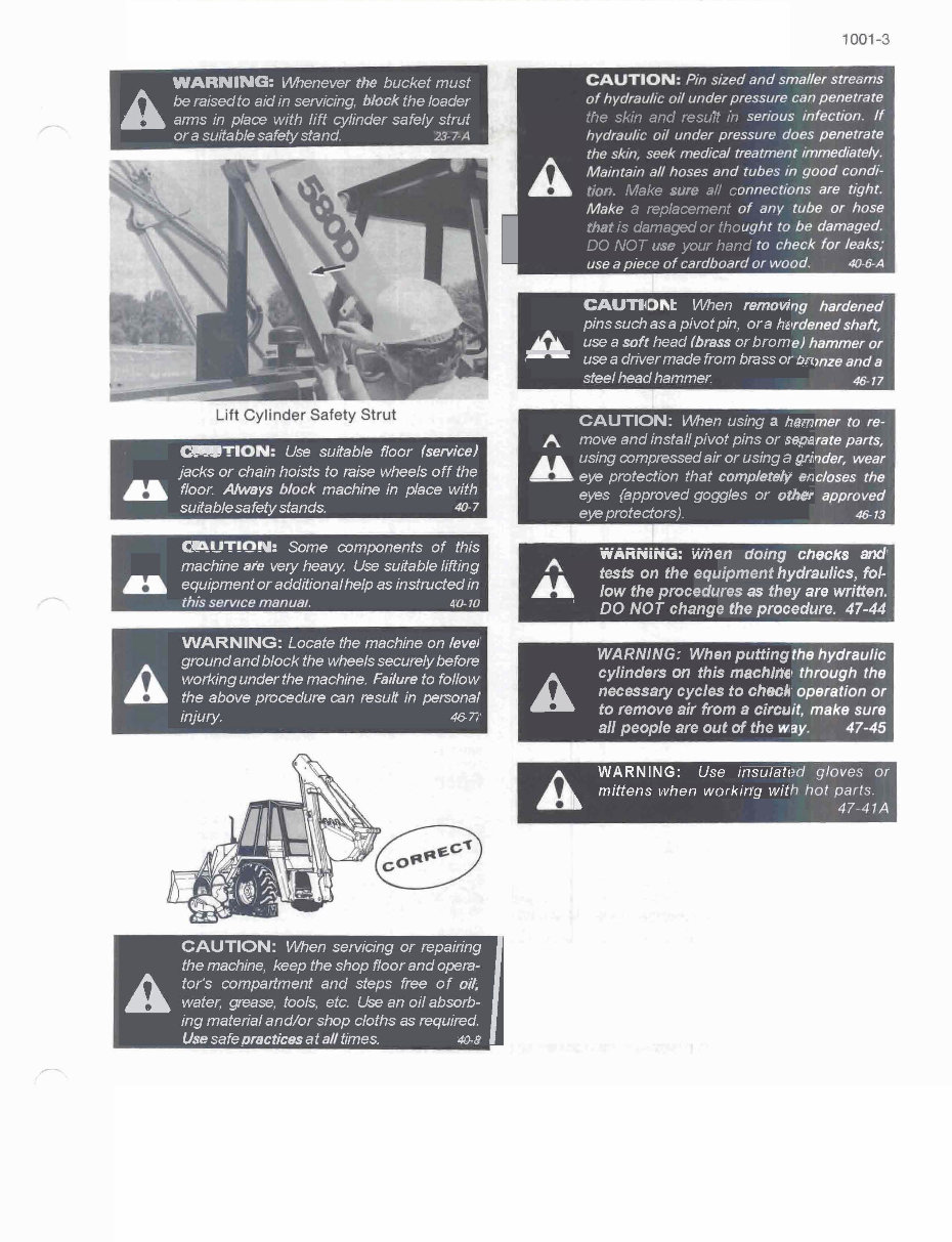 Case 580D Super 580 D Backhoe Loader Service Repair Workshop Manual
