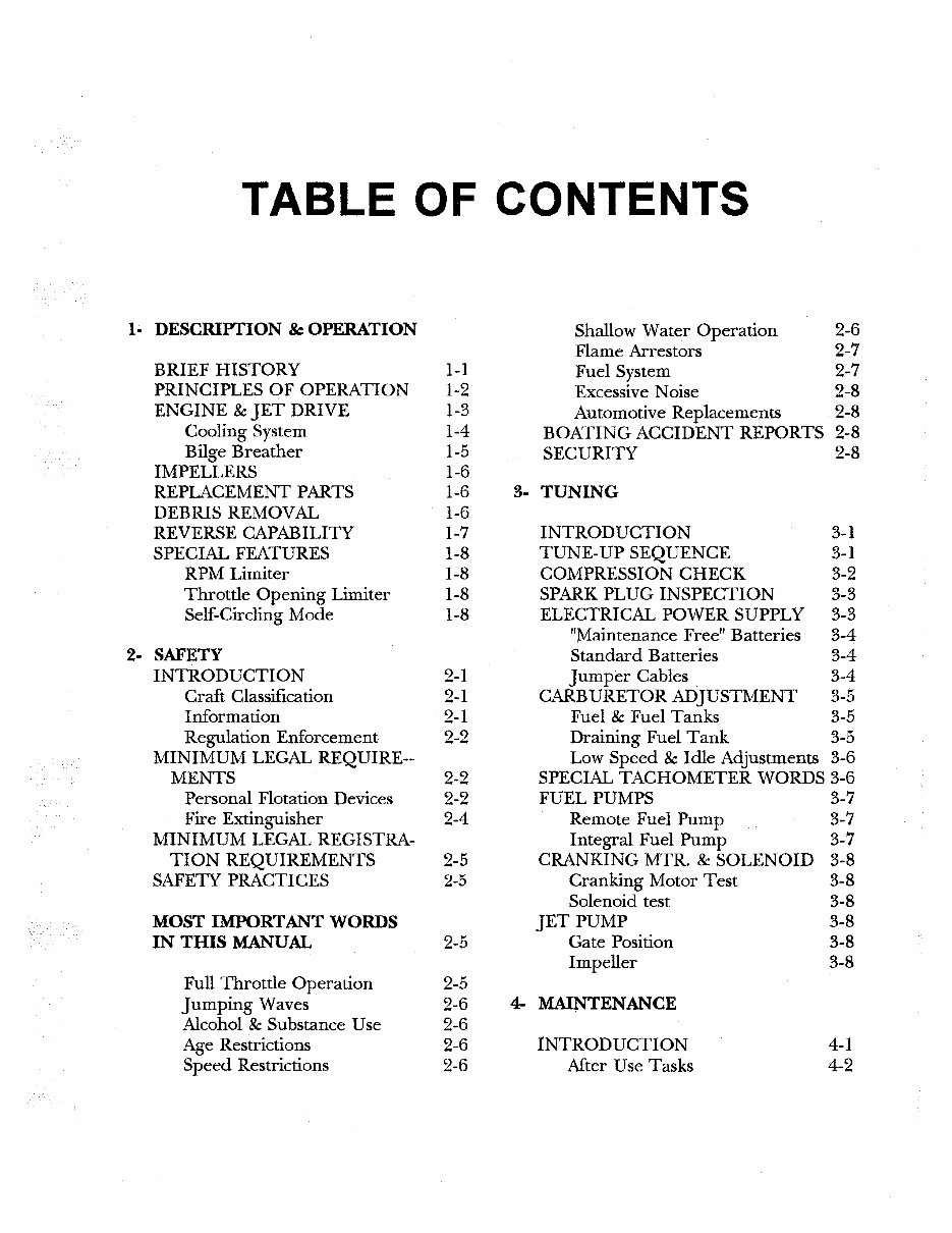 KAWASAKI JET SKI JS550 Series Full Service & Repair Manual 1992-1994