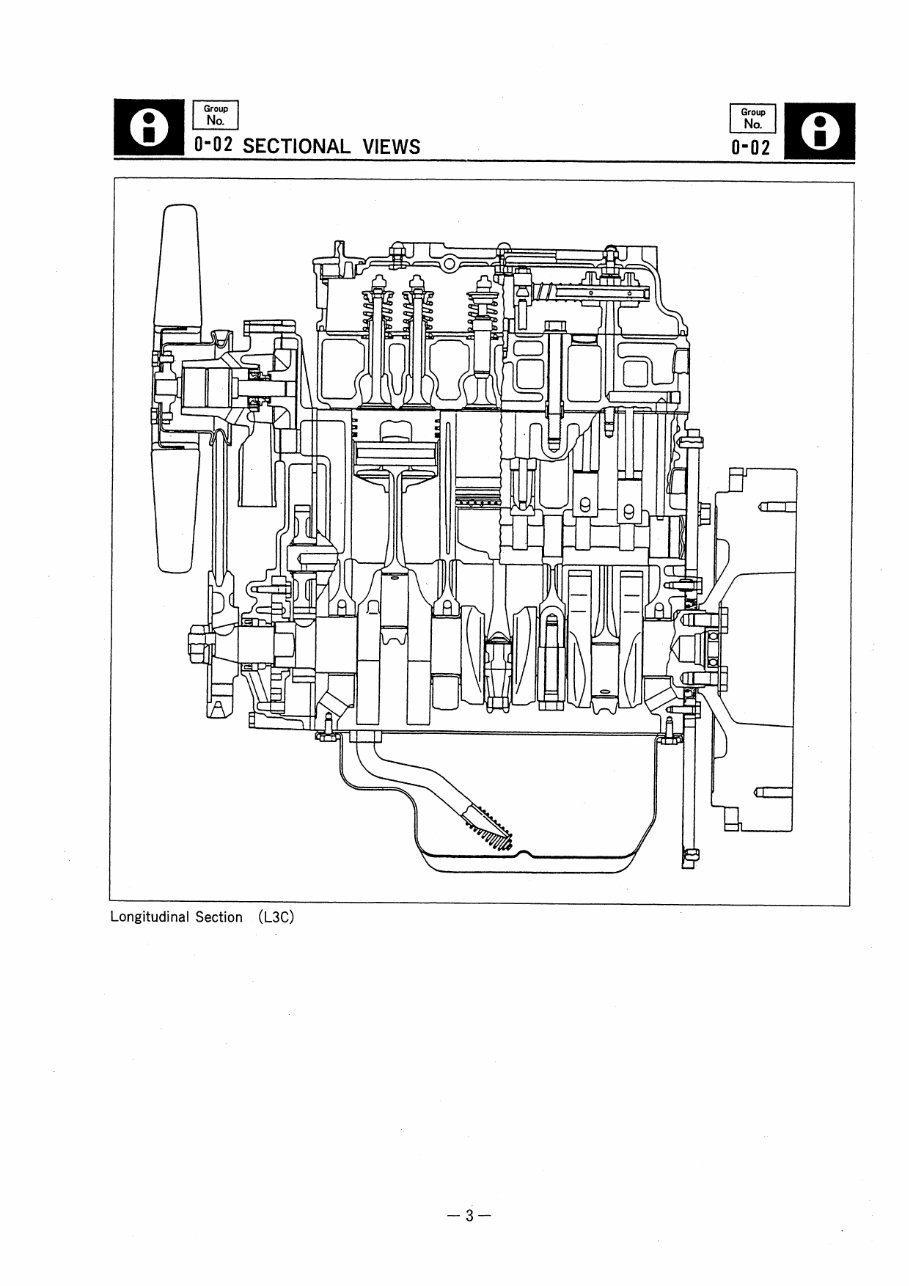 Mitsubishi L-series Diesel Engine ( L2A, L2C, L2E, L3A, L3C, L3E ...