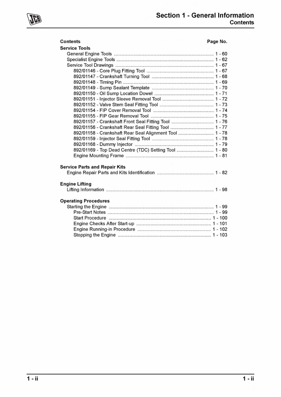 JCB 444 Engine Workshop Manual | Manuals Online