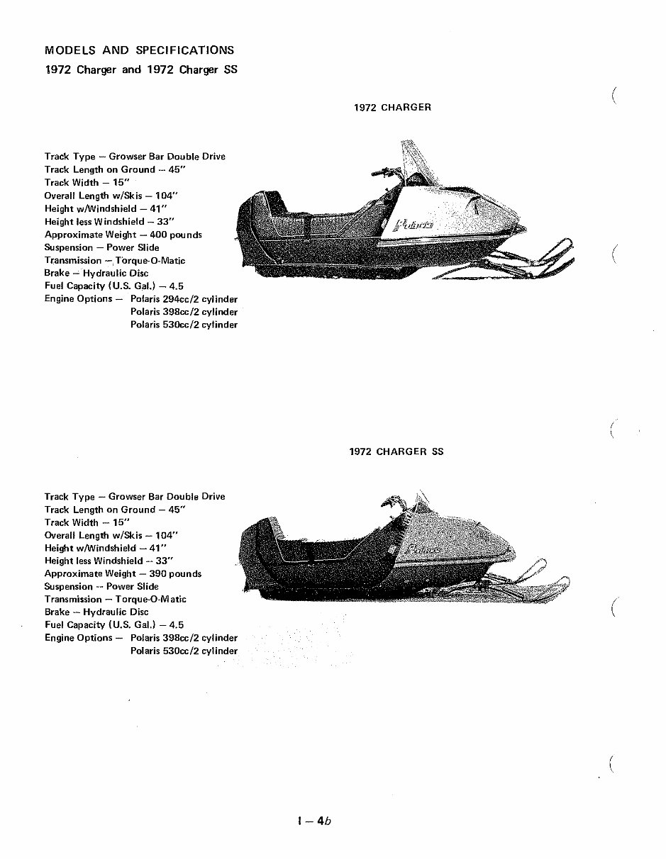 1980 POLARIS APOLLO 340 Factory Service & Work Shop Manual
