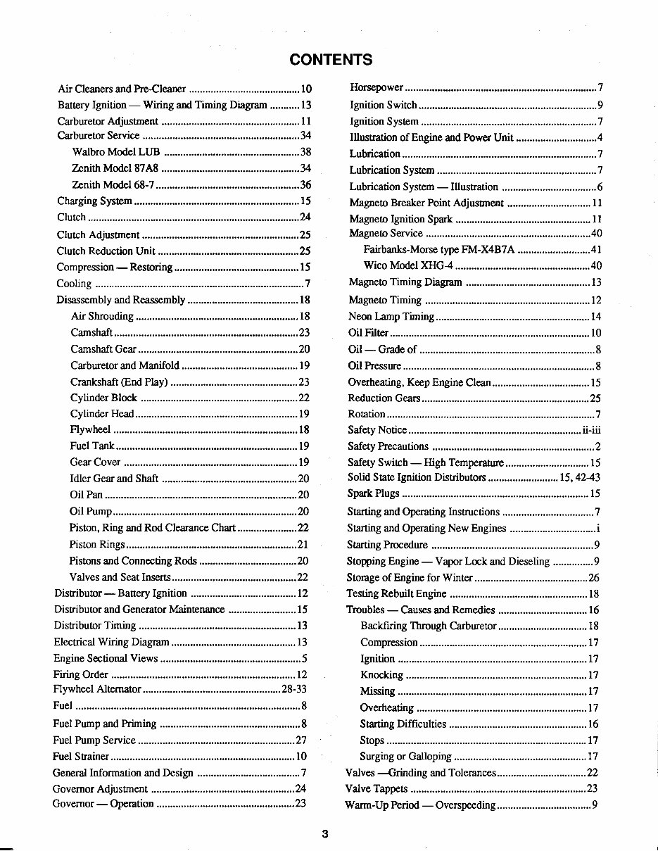 Wisconsin VH4D Engine Complete Workshop Service Repair Manual