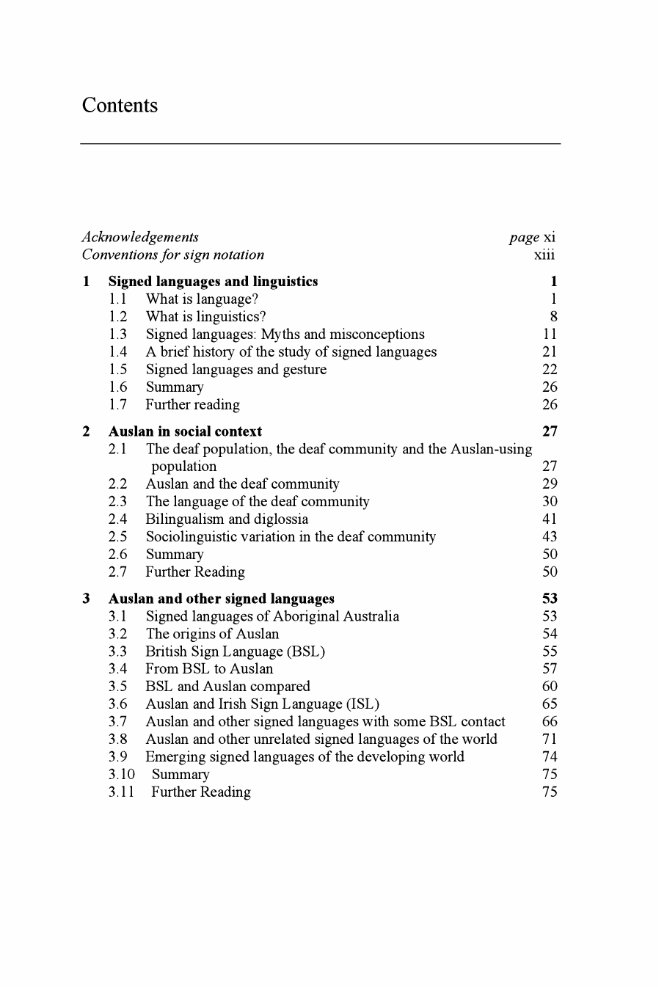 Australian Sign Language (Auslan) - , Adam Schembri