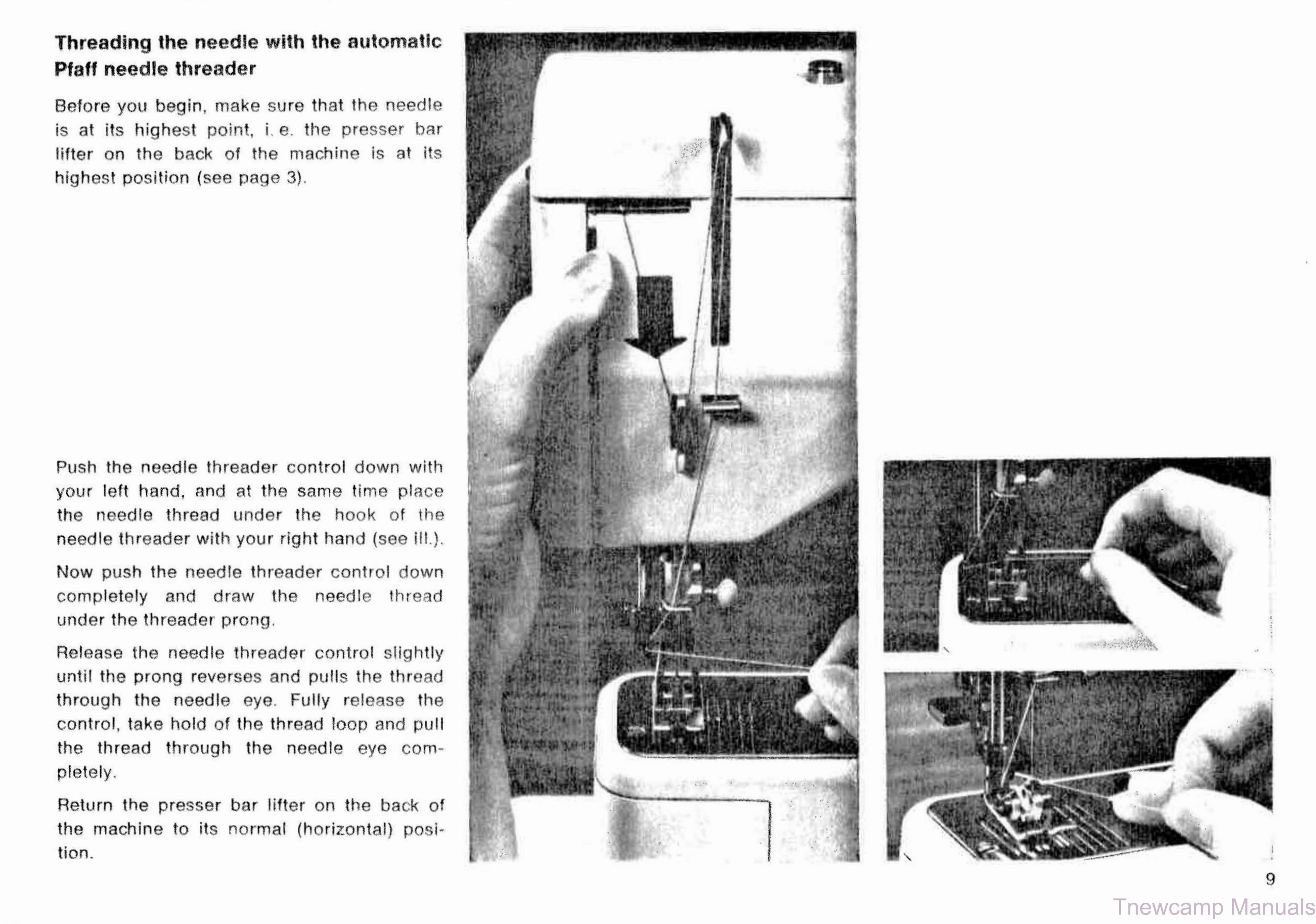 PFAFF 1221 1222 Service Manual and Owners Manual Instruction