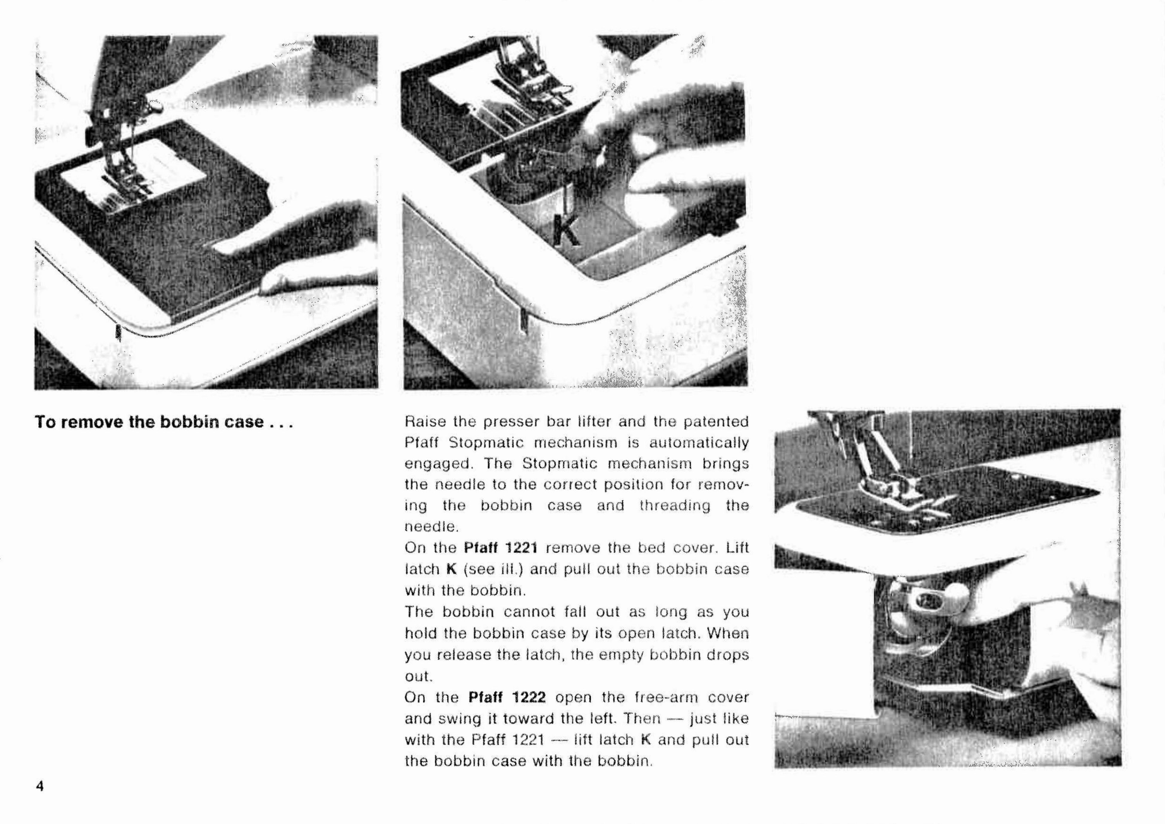 PFAFF 1221 1222 Service Manual and Owners Manual Instruction