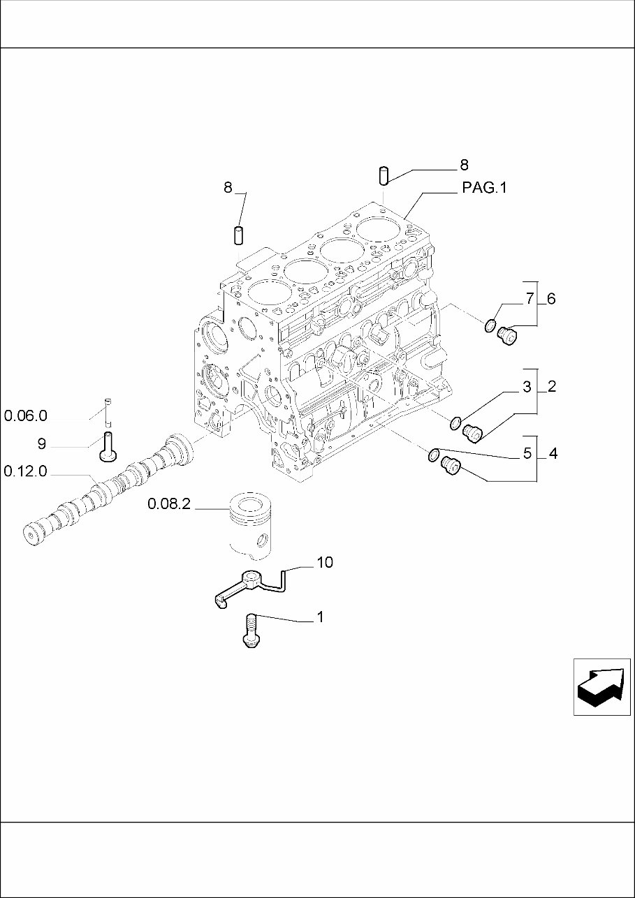 CASE TX140 - 45 TURBO TELEHandLER Parts Catalog Manual