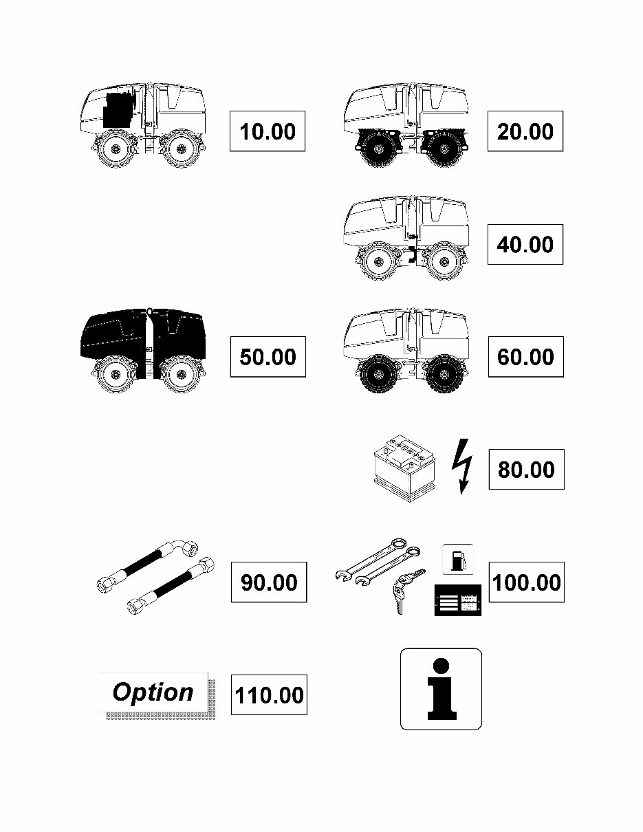 Bomag BMP8500 Trench compactor Service Parts Catalogue Manual ...