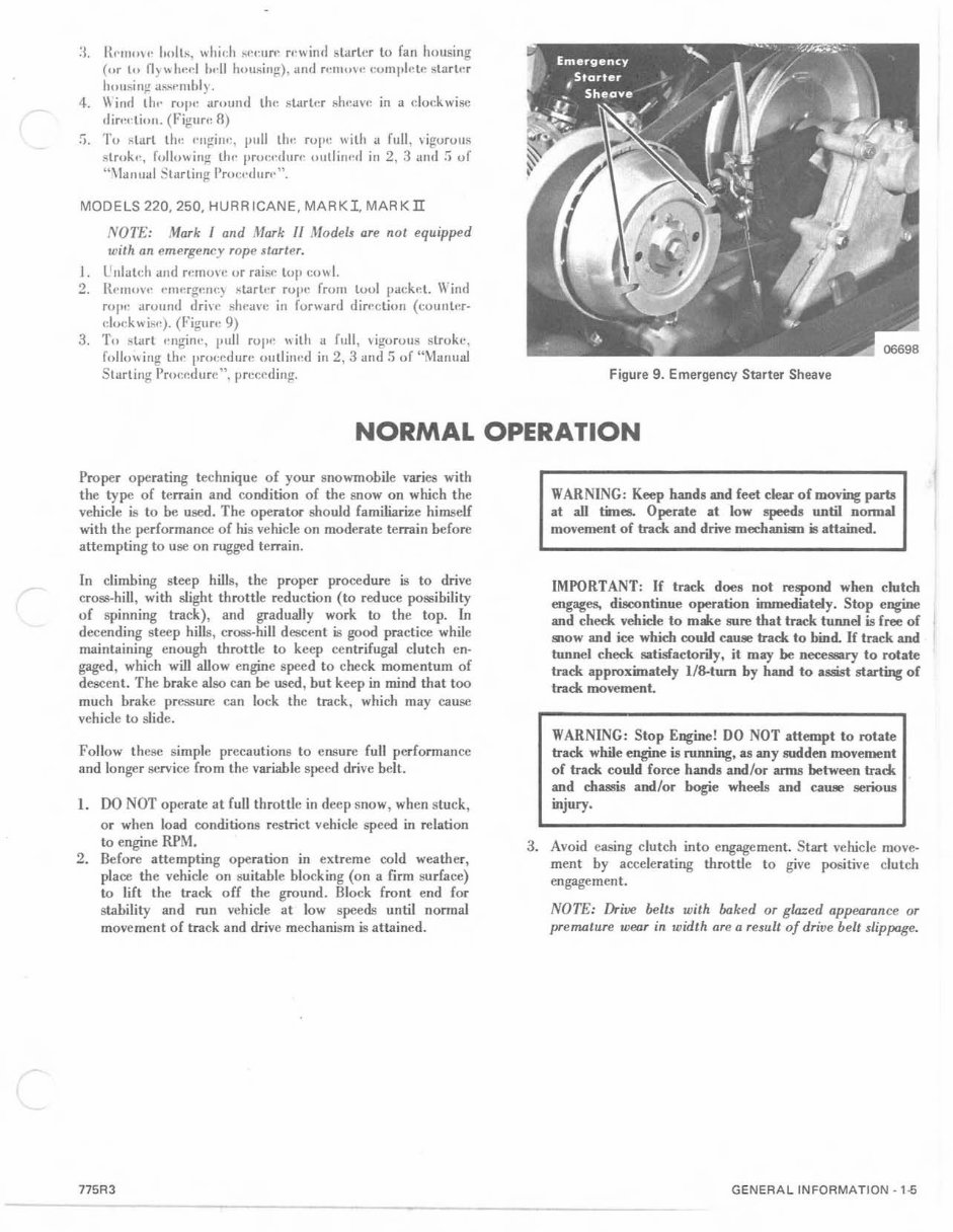1974-1976 Mercury Snowmobile Repair Manual | Manuals Online