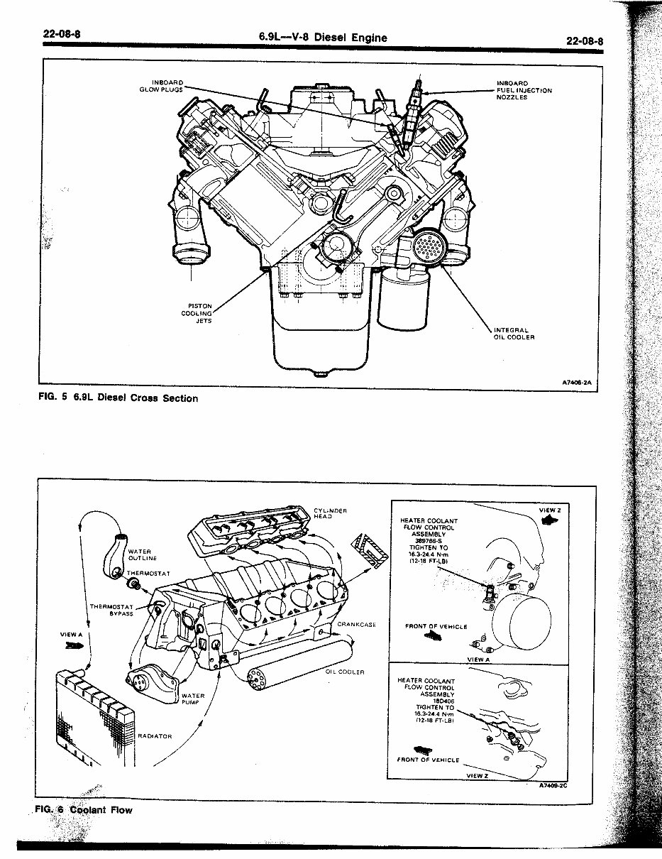 Ford Truck 6.9L Diesel Engine 1985 Service Repair Manual