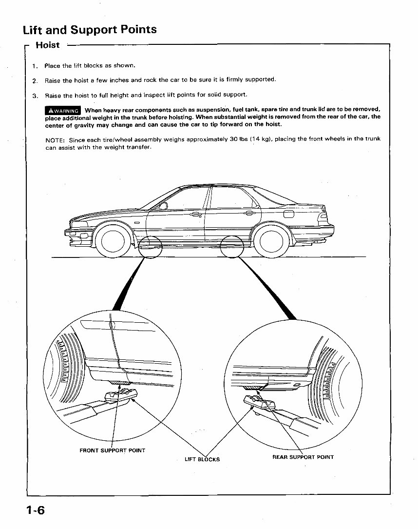 Honda Legend Workshop Repair Manual 1991 Onwards