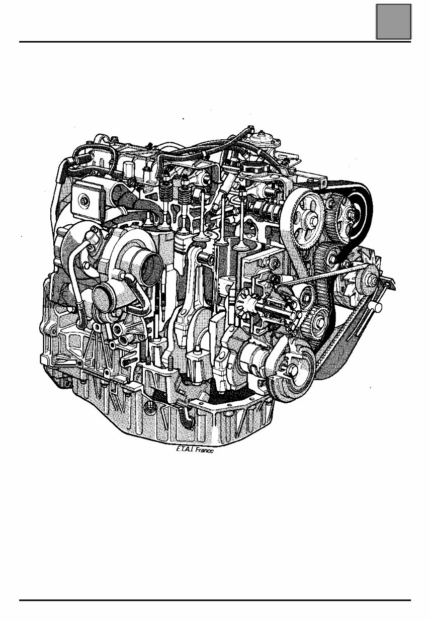 Renault Diesel Engine 852 J8S 1991-2000 Repair Manual