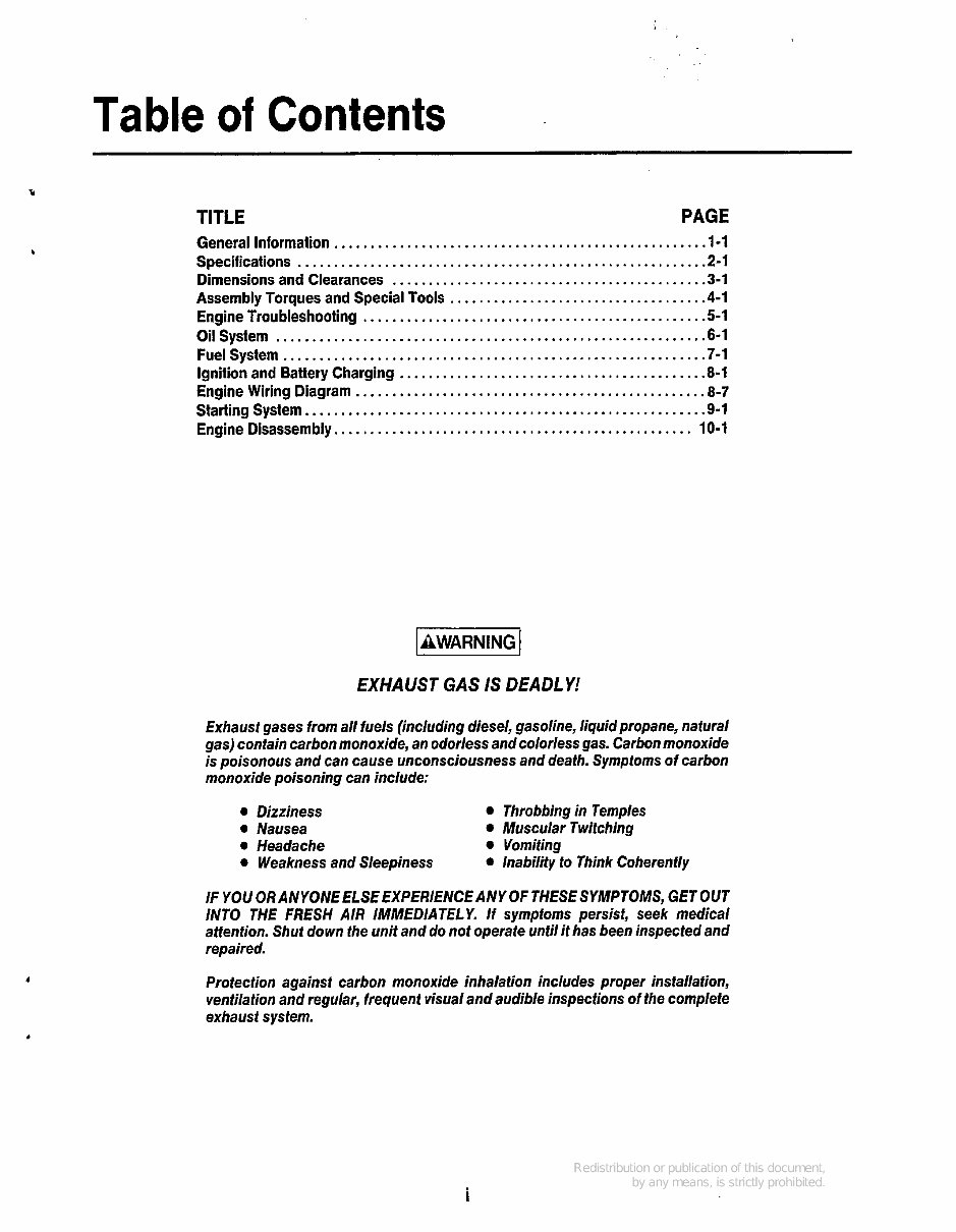 ONAN PERFORMER Series P216 P218 P220 P224 Engine Full Service & Repair ...