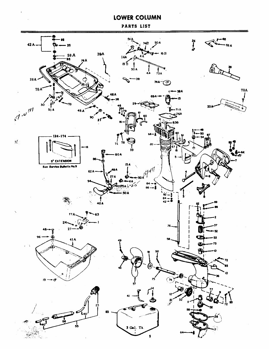 Clinton outboard K700 7 hp owners & parts manual