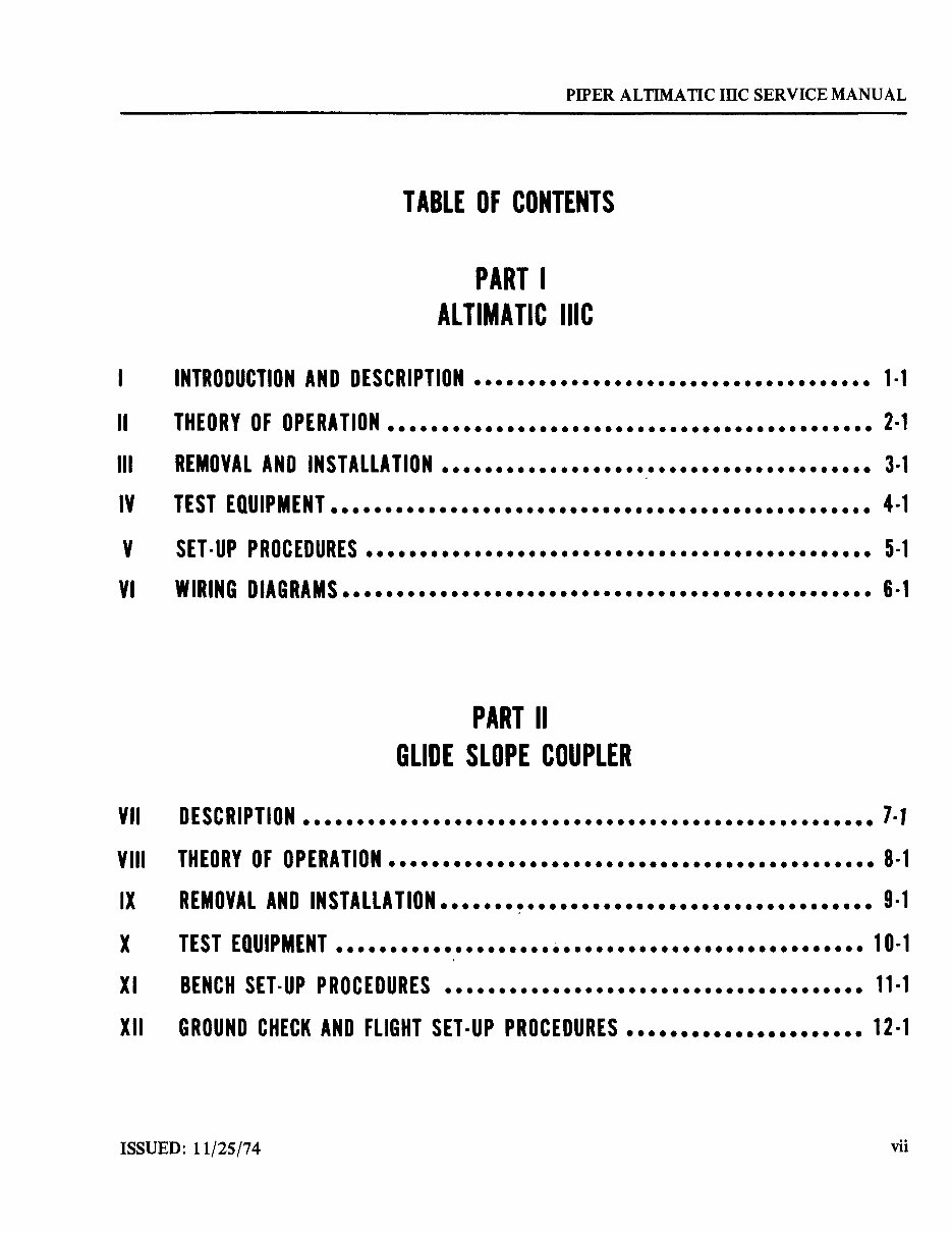 Piper Altimatic 3C AutoPilot service manual Auto-pilot