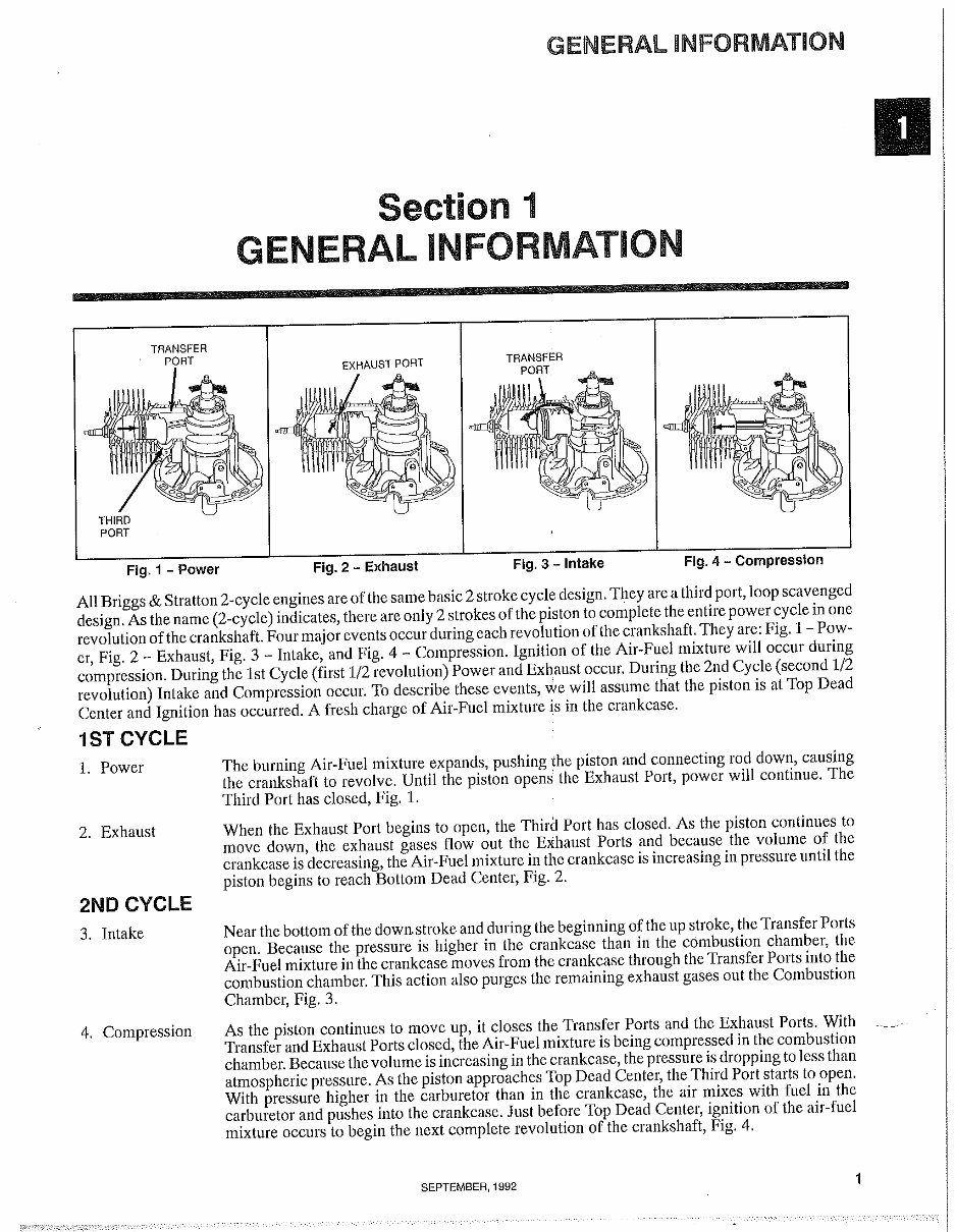 Briggs & Stratton Two Cycle Engine Workshop Service Repair Manual