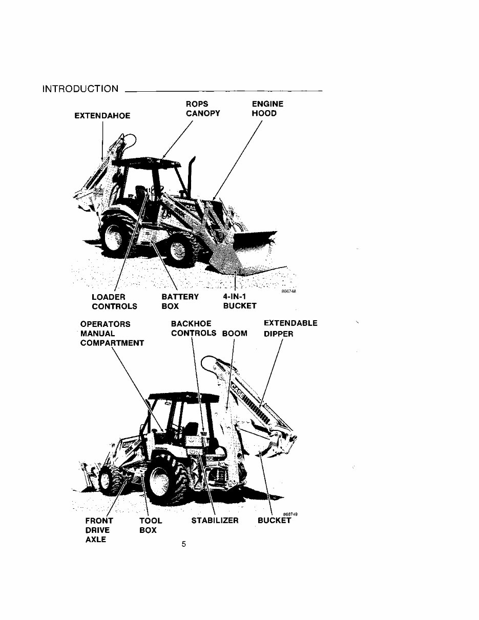 Case 580K Phase 1 Tractor TLB Operator Owner Instruction Manual ...