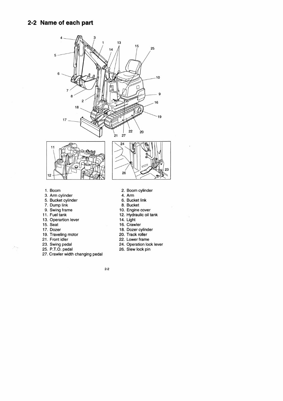 Hanix H08B Excavator Service and Parts Manual