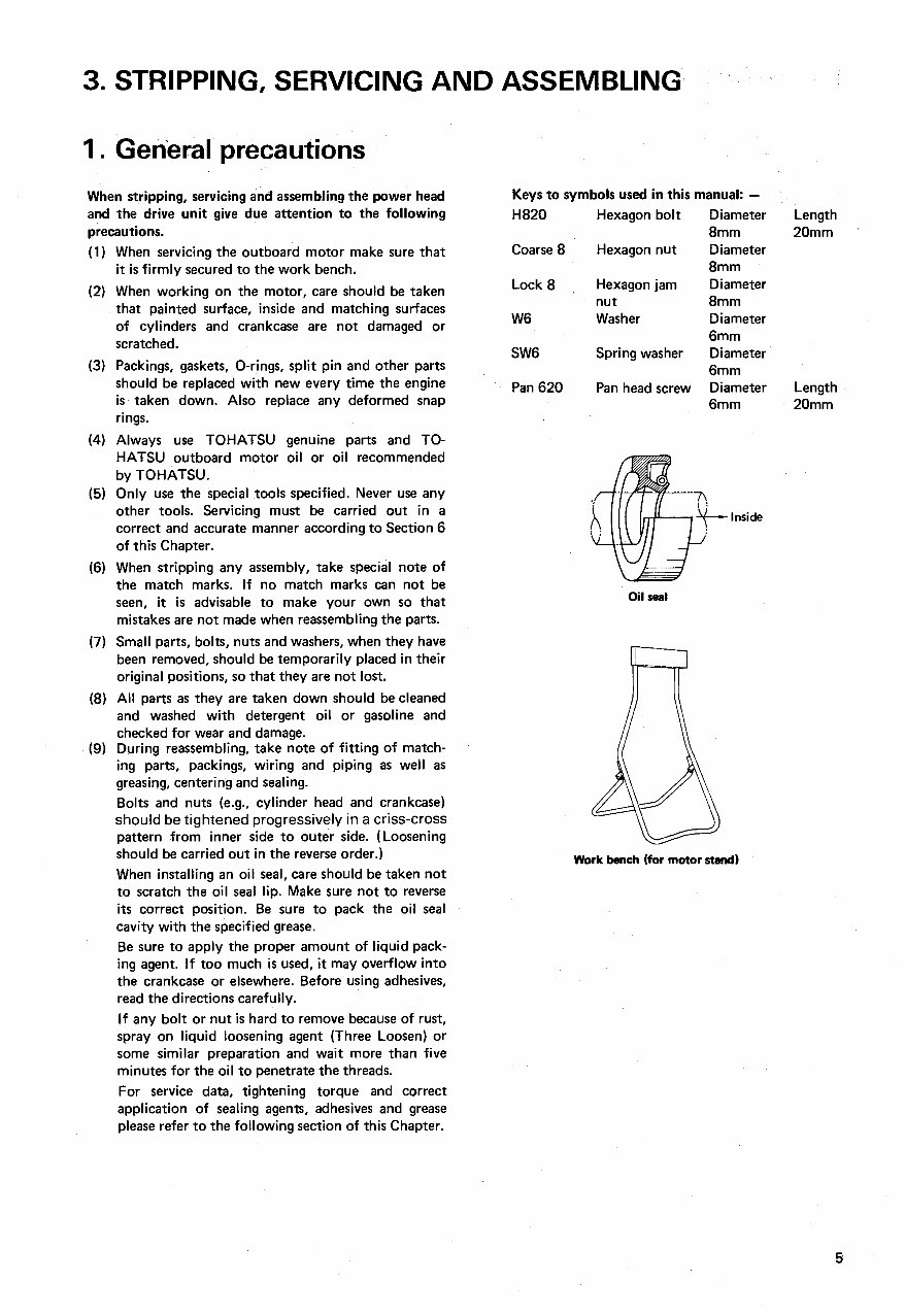 Tohatsu M5B M5BS Outboard Full Service Repair Manual