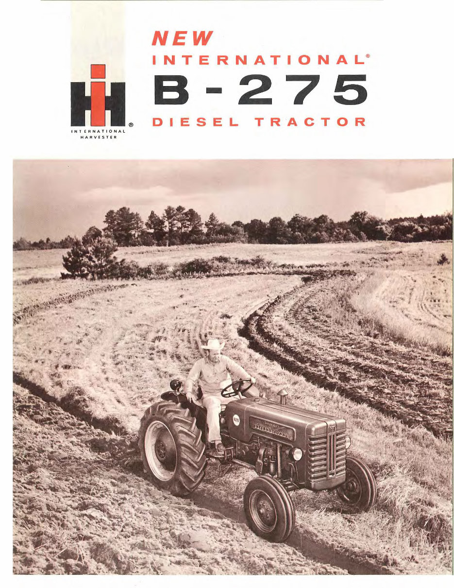 IH International Harvester McCormick B275 B-275 Diesel Tractor -3 ...