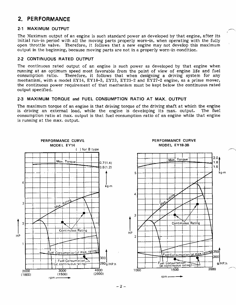 Robin EY14, EY18-3,EY23, Ey25-2, EY27-2 service manual