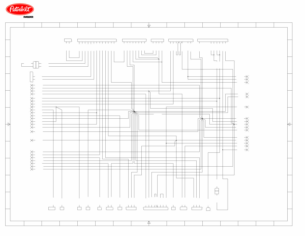 Peterbilt truck 389 Model Family Electrical Schematic Manual