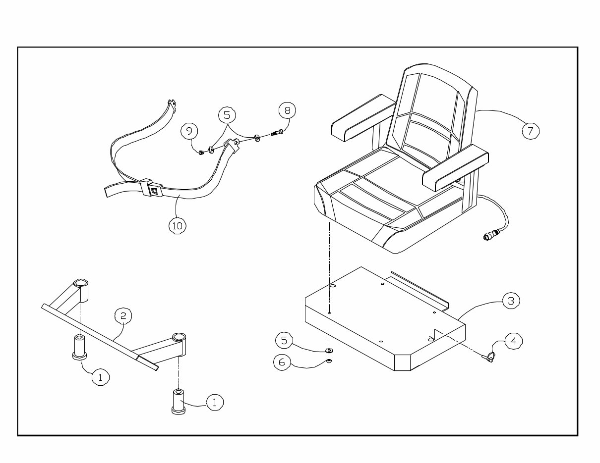 ASV HD 4500 4520 Posi Track Loader Illustrated Master Parts List Manual