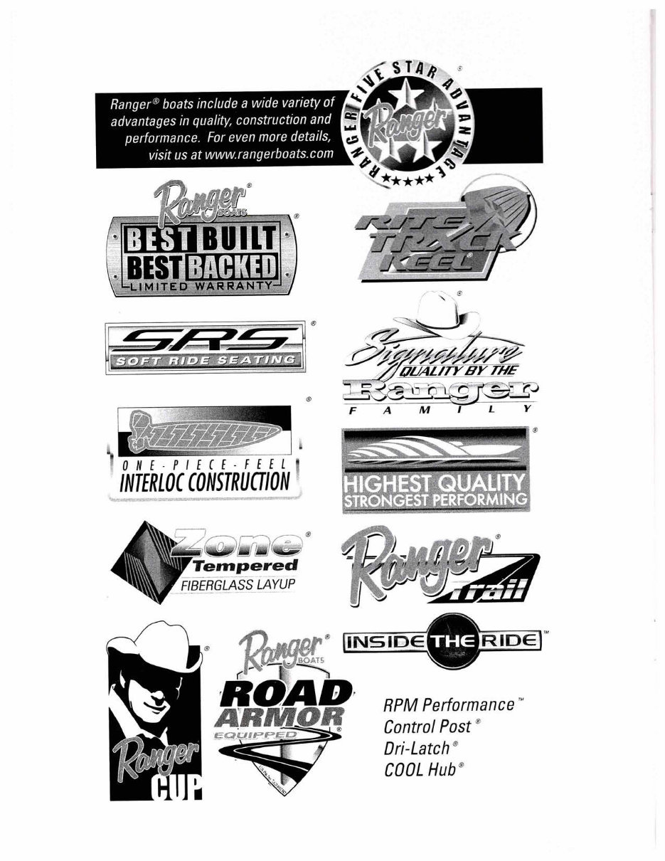 Ranger Z-Comanche, Z-500 / Z-100, Reata, Fisherman, Angler, Bay Ranger ...